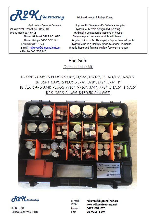 For Sale – R2K Contracting